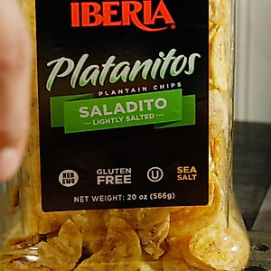 Iberia Saladito Lightly Salted Plantain Chips , 20 Oz.
