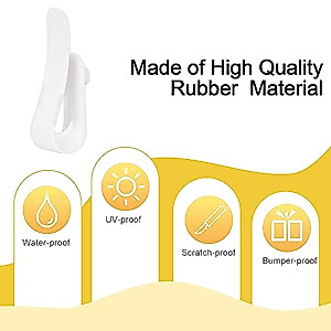 5PCS Hooks Accessories for Bogg Bags, Insert Charm Cutie Cup Holder Connector Key Holder Mask Holder (Lake Blue)