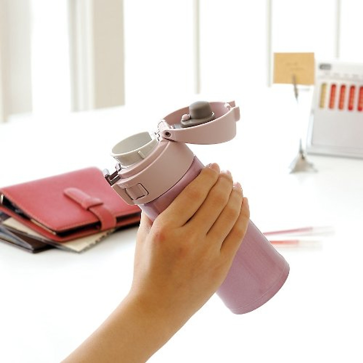 Zojirushi 16-Ounce/0.48 Liter Stainless Mug, Lavender/Pink