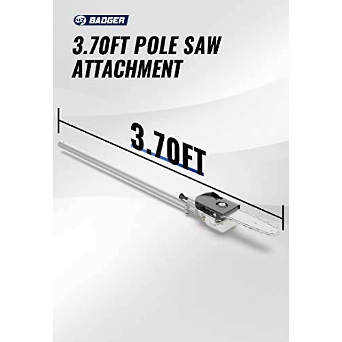 Sunseeker 10-Inch Pole Saw with 30-Inch Shaft Universal Attachment, Articulating Pole