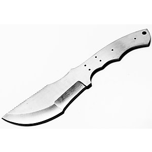 Whole Earth Supply D-2 Steel Tracker Knife Making Blank Blade Hunting Skinning Skinner D2 Knives