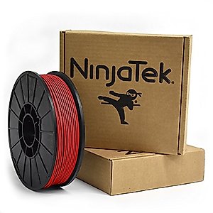 NinjaTek - 3DCH0329010 3DCH03129010 Cheetah TPU Filament, 3.00mm, TPE, 1kg Fire (Red) (Pack of 1)