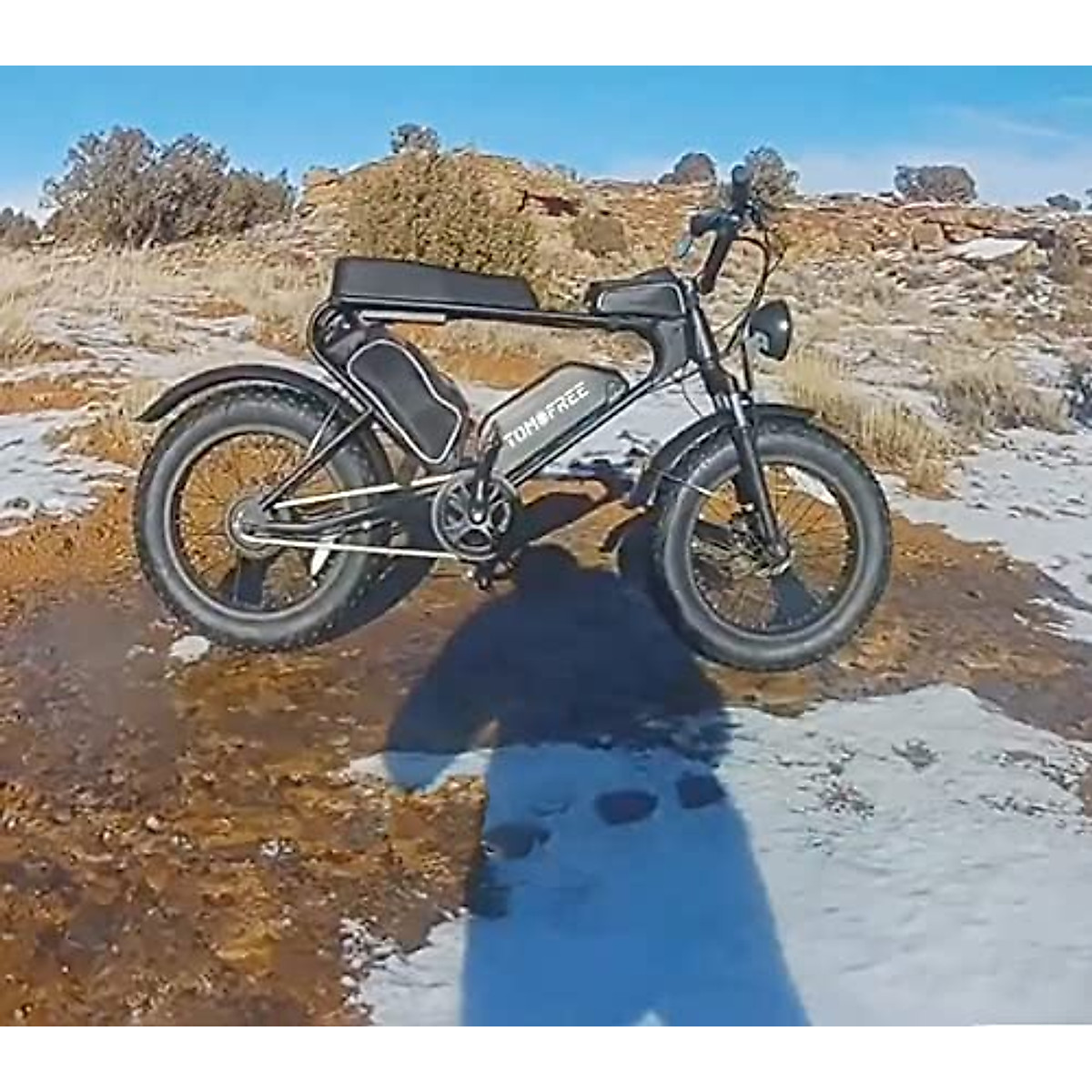 YYG Electric Bike 1200W, 20 Inch Fat Tires Ebike for Adult, 32Mph & 40Miles Electric Bicycle Mountain E-Bike 48V 20AH for Commute (Style 01)