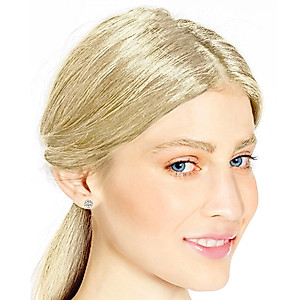 AeraVida Interlocking Celtic Knot Sterling Silver Stud Earrings for Women, 10mm, Small Earring, Tiny Earring