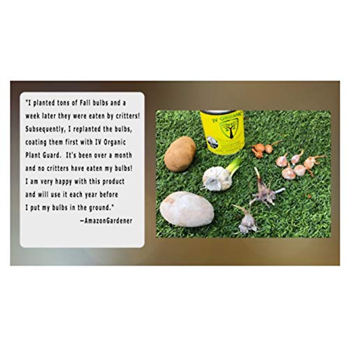 IV Organic 3-in-1 Plant Guard, 1 Pint (WHITE)