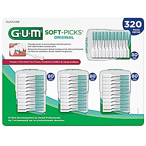 GUM - 6324A Soft-Picks Original Dental Picks, 320 Count