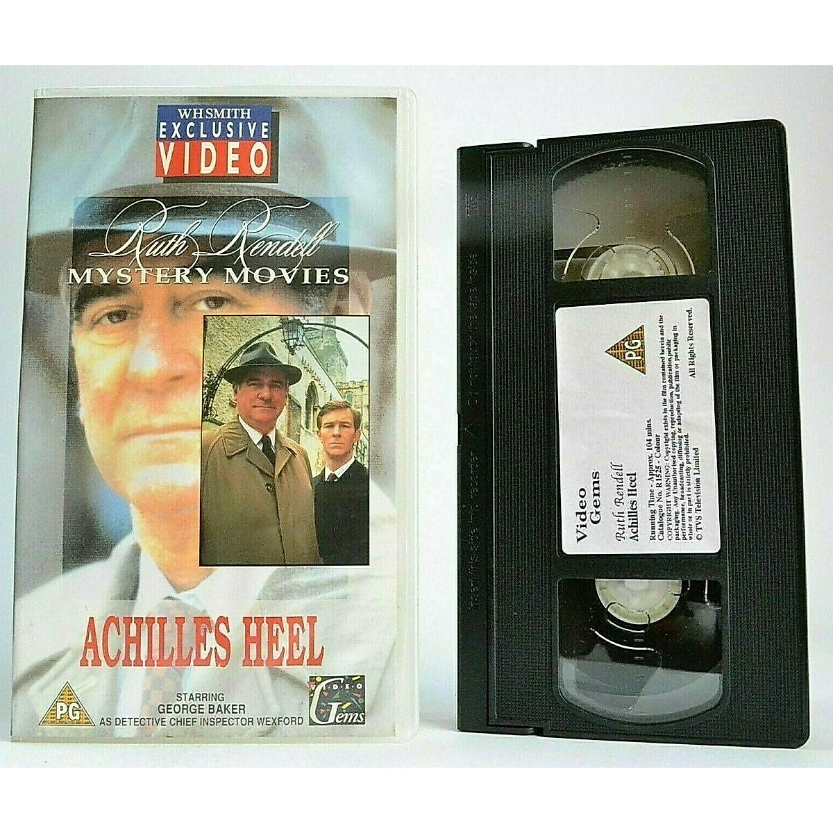 Achilles Heel [WH Smith Exclusive] - Ruth Rendell - Crime Drama - G.Baker - VHS