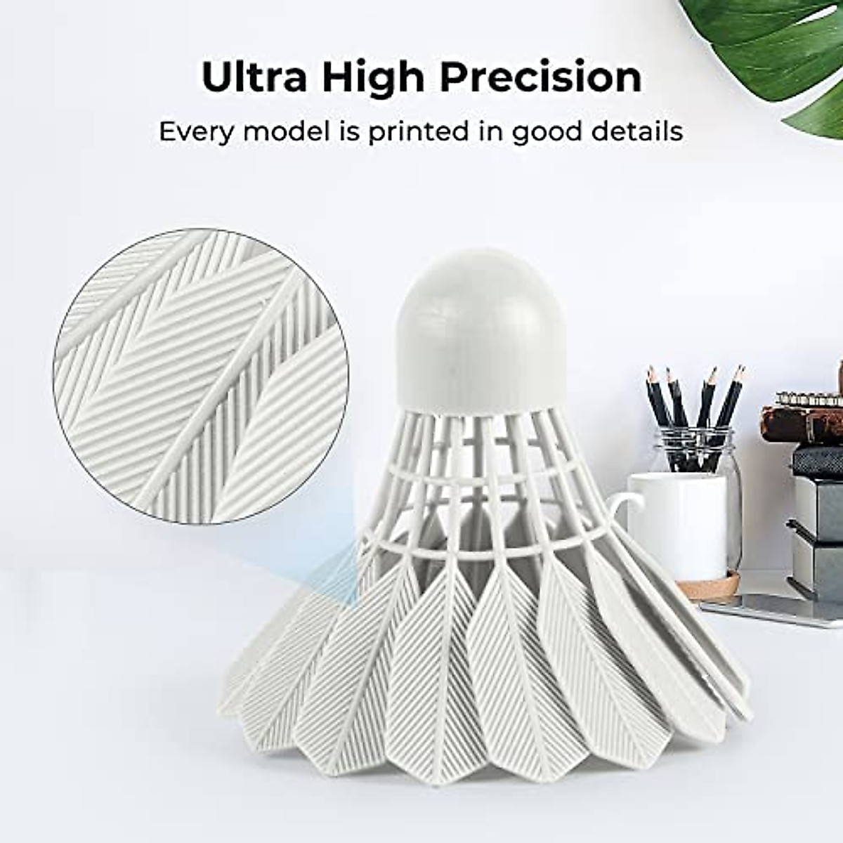 Creality 3D Printer Resin,1KG 405nm UV Curing Resin with High Precision Low Odor Quick Curing Standard Photopolymer Resin for LCD 3D Printers (Clear)