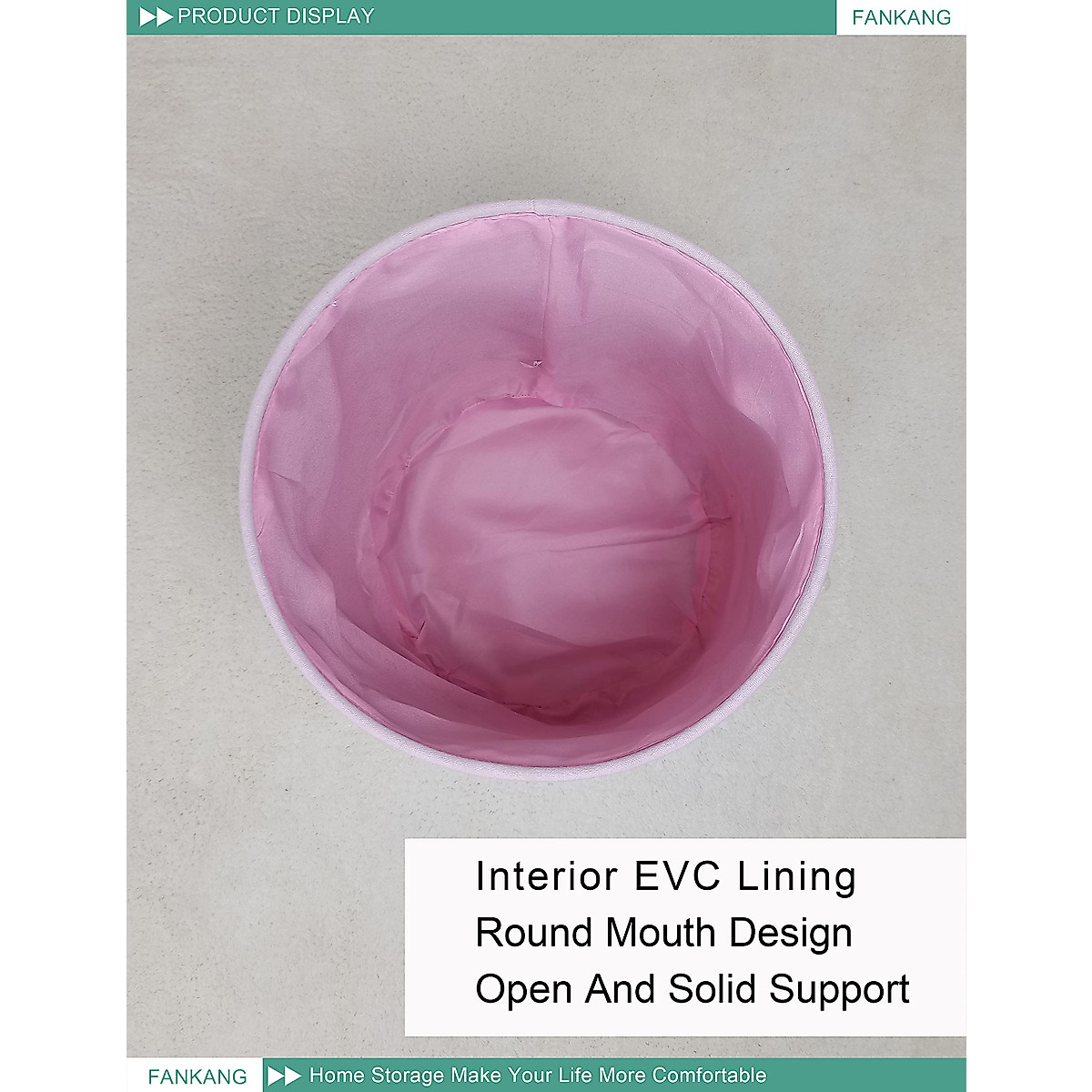 FANKANG Storage Baskets,Collapsible Convenient Nursery Hamper/Laundry Bin/Toy Collection Organizer for Kid's Room（Castle ）