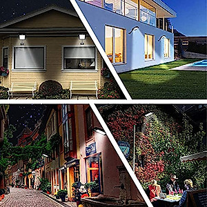 SISHUINIANHUA 1200W Solar Street Lamp Outdoor Street Lights 160COB LED Waterproof Solar Light PIR Motion Sensor Remote Control Garden Lamp