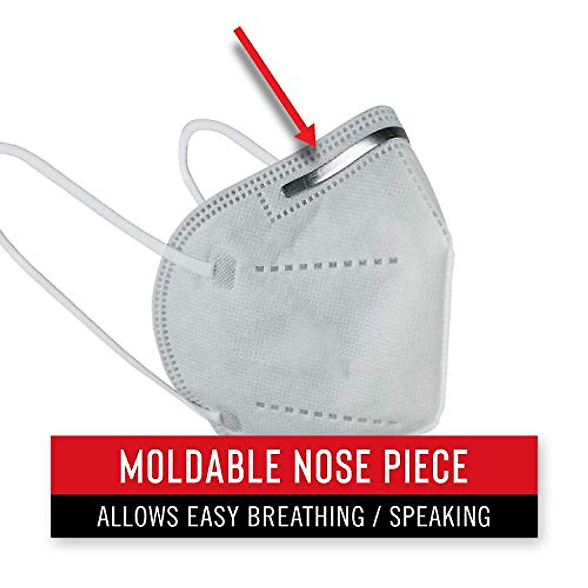 COAST® KN95 CE Certified Face Mask, Individually Packaged, 20 Count (Pack of 1)