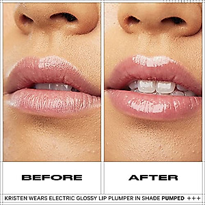 MILK Makeup Electric Glossy Lip Plumper - Smoother, Plumper Lips - Vegan - 0.3 Fl Oz (Pumped - Clear)