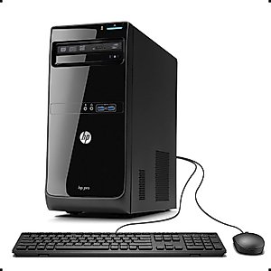 HP Pro 3405 Tower Desktop Business PC, AMD Series A4 3420 2.8GHz, 8G DDR3, 2T, WiFi, BT 4.0, DVD, Windows 10 64-Multi-Language Support English/Spanish/French (Renewed)