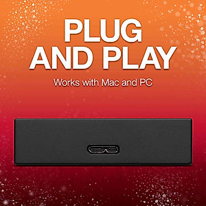 Seagate 4 TB Backup Plus USB 3.0 Portable 2.5 Inch External Hard Drive for PC and Mac