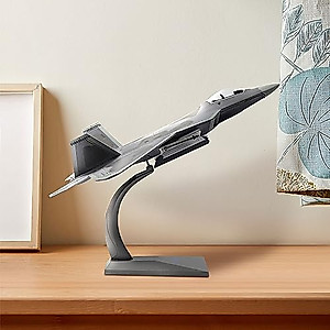 NUOTIE 1/72 F-22 Raptor Model diecast Airplane Model Military Plane Fighter for Collections and Gifts (TY 325 FW)