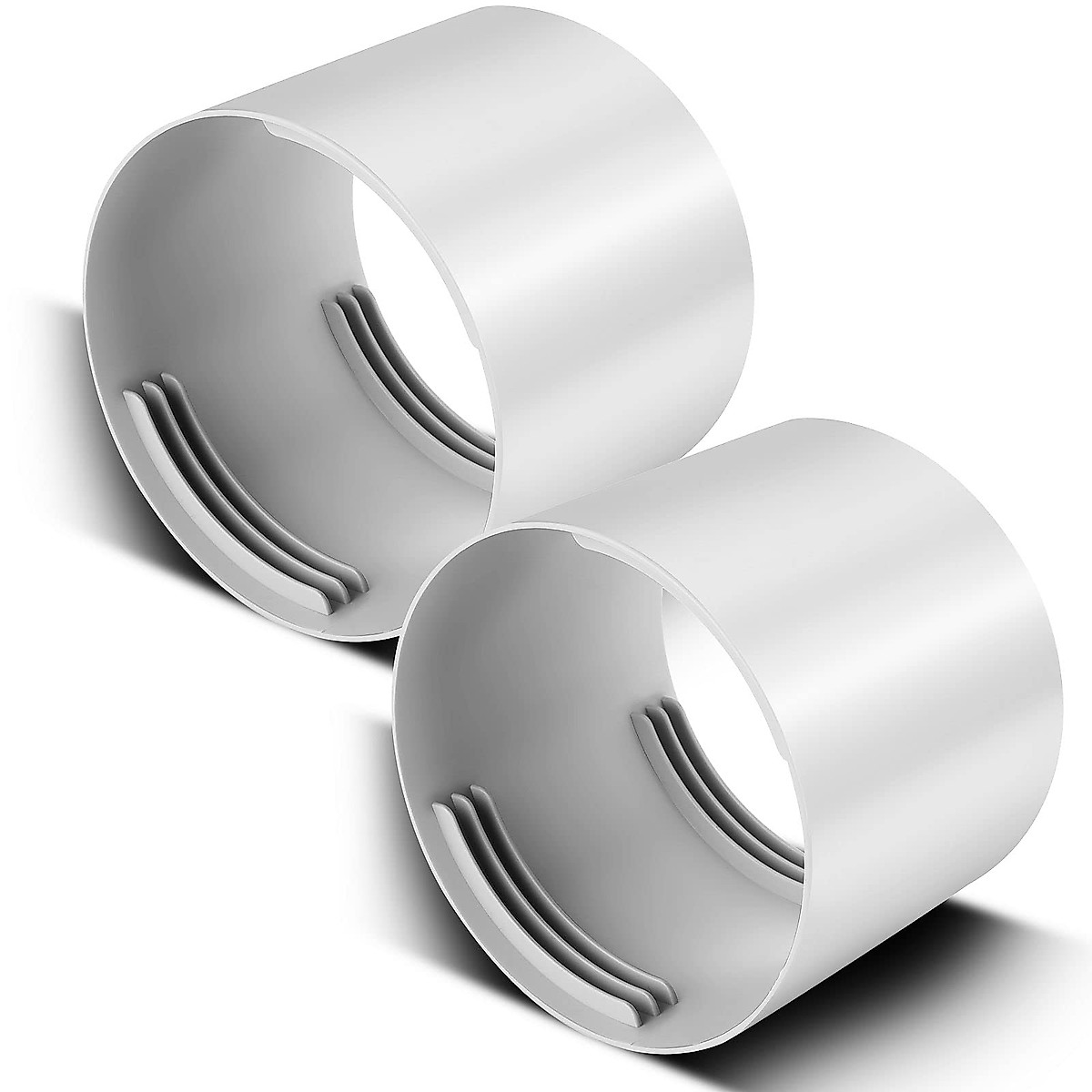 2-PACK Air Conditioner Exhaust Hose Coupler 5 Inch, Supports Clockwise and Counter-Clockwise Thread Hose Connector, Portable AC Coupler