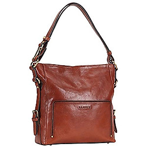 Banuce Vintage Full Grains Italian Leather Hobo Handbags for Women Crossbody Purse Ladies Shoulder Messenger Bag