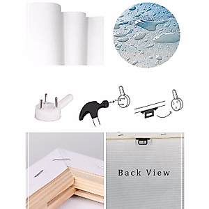 Rising Phoenix Wall Art Canvas Poster Prints Half Ice and Fire Phoenix Bird Nirvana Decor Chinese Dragon Picture Phenix Painting Artwork for Home Bedroom Living Room Decoration - 12x18 inch