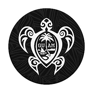 Guam Island Turtle PopSockets PopGrip: Swappable Grip for Phones & Tablets