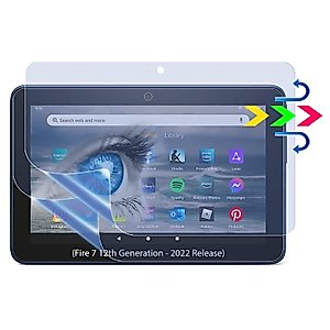 KEANBOLL 2-Pack Anti Blue Light Screen Protector for All-New Amazon Fire 7 Tablet 7-inch (12th Generation, 2022 Released), Blocking Blue Light Anti Glare Anti Fingerprint Filter