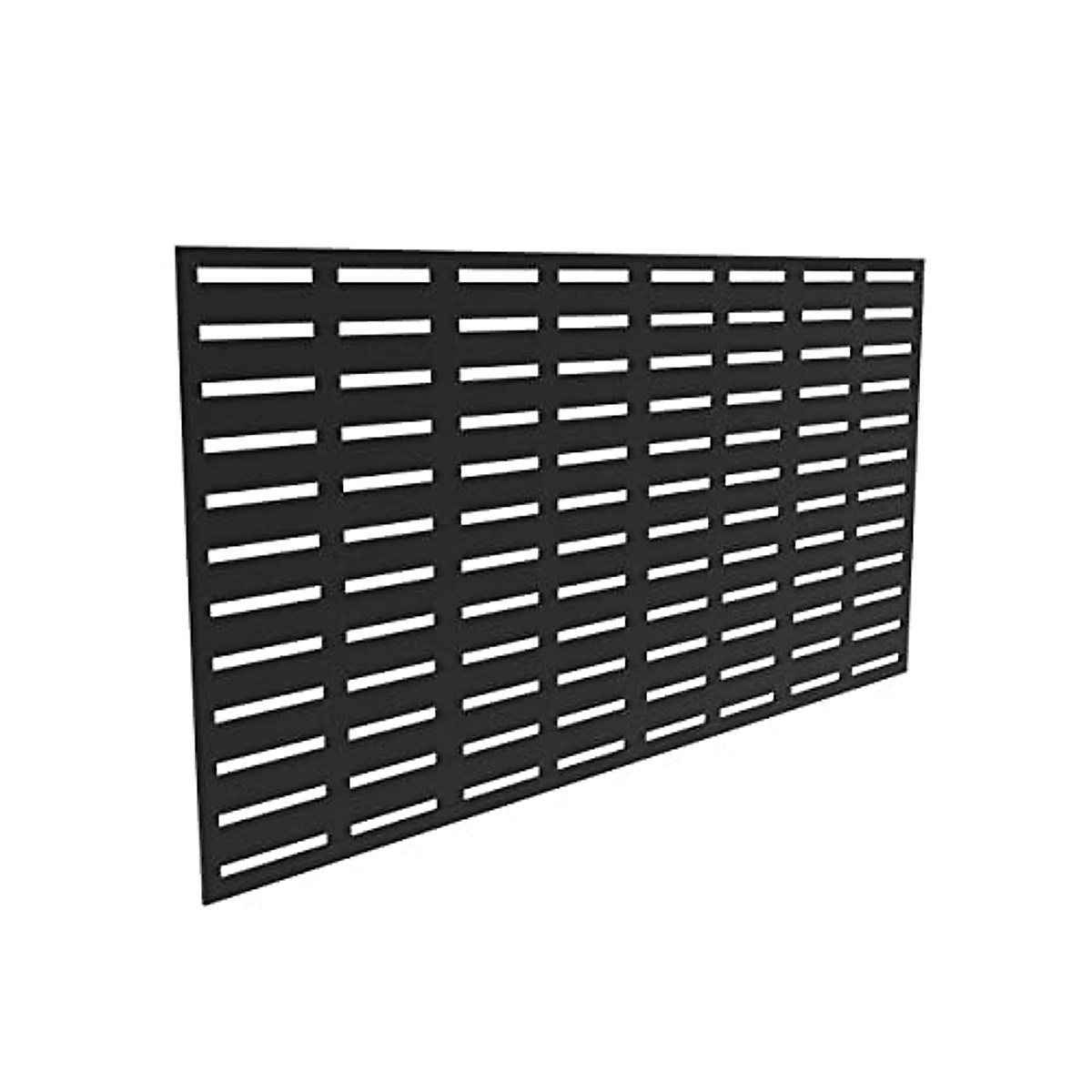 3'x6' Boardwalk Decorative Screen Panel, Black