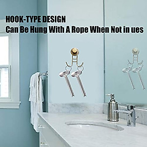 Azure Zone, 10 Pcs Stainless Steel Toothpaste Tube Squeezers Key Roller Tube Creams Paint Squeezer Tool for Bathroom Hair Dye Cosmetic