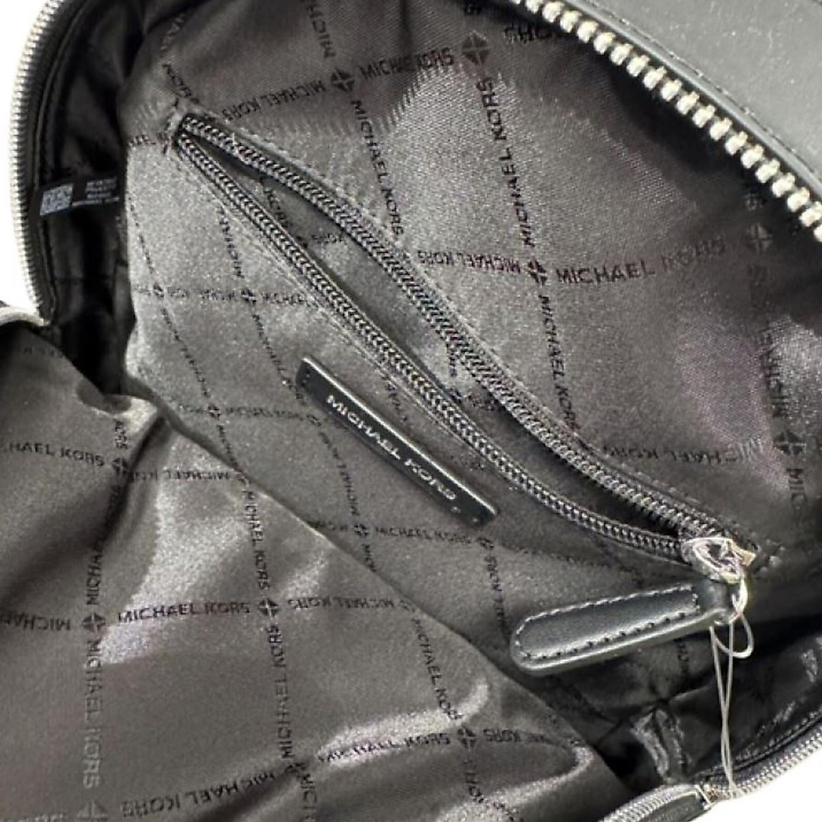 Michael Kors Jaycee Backpack Black Medium Leather, Black