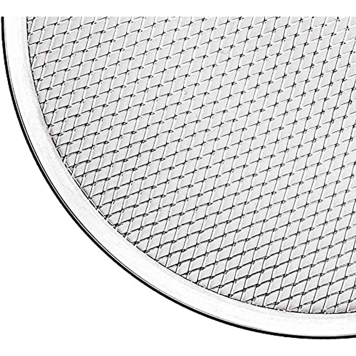 Tosnail 4 Pack 10 Inches Seamless Aluminum Pizza Screen Pizza Pan with Holes Pizza Mesh