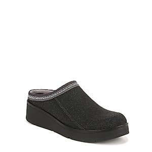 BZees Women's Flagstaff Slip On Washable Comfort Clog Black 10 W