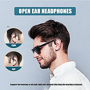 ESSONIO air Conduction Headphones Bluetooth Open Ear Headphones Open air Headphones IPX5 Waterproof Headphones