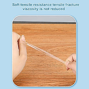 Birllaid Clear Double Sided Adhesive Dots Heavy Duty Transparent Double-Sided Tape Stickers Round &Square Acrylic No Trace Strong Adhesive Sticky Sticker for Craft DIY Art Office Supplier