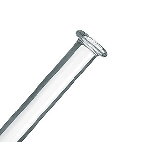 EISCO 10PK Glass Stirring Rods, 11.8" - Spade & Button Ends, 6mm Diameter - Excellent for Laboratory or Home Use - Borosilicate 3.3 Glass