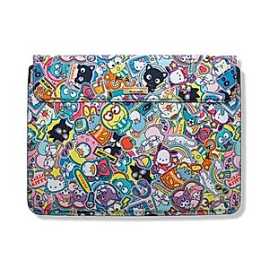 Sonix x Sanrio Laptop Sleeve, Foldable Case and Stand Compatible with Most 15 inch Laptops (Hello Kitty and Friends)