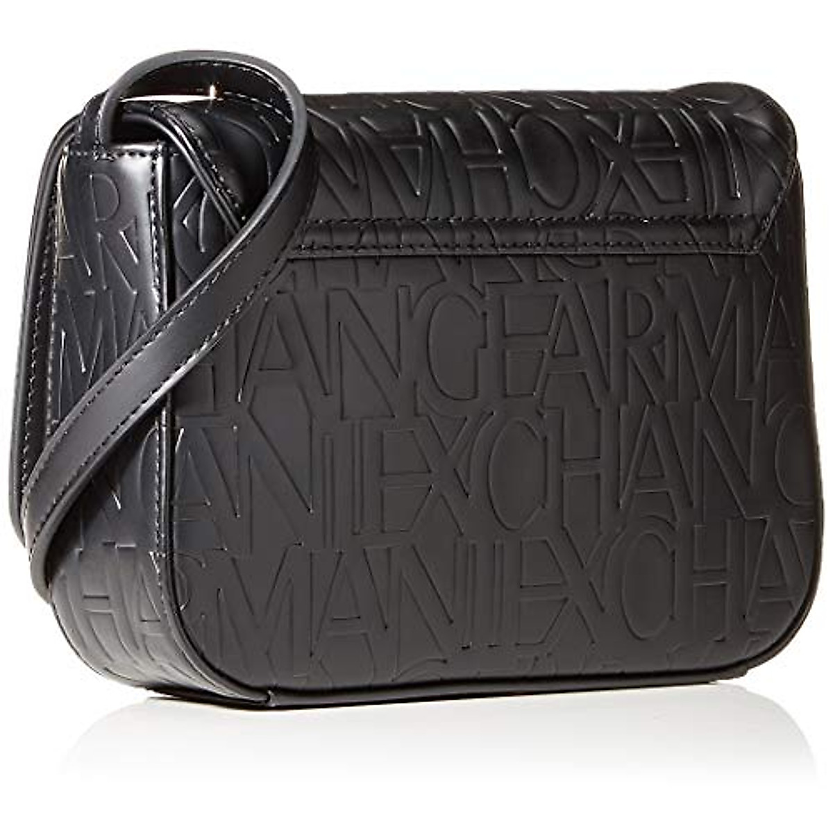 A|X ARMANI EXCHANGE womens Liz - Small Strap Shoulder Bag, Neroblack, One Size US