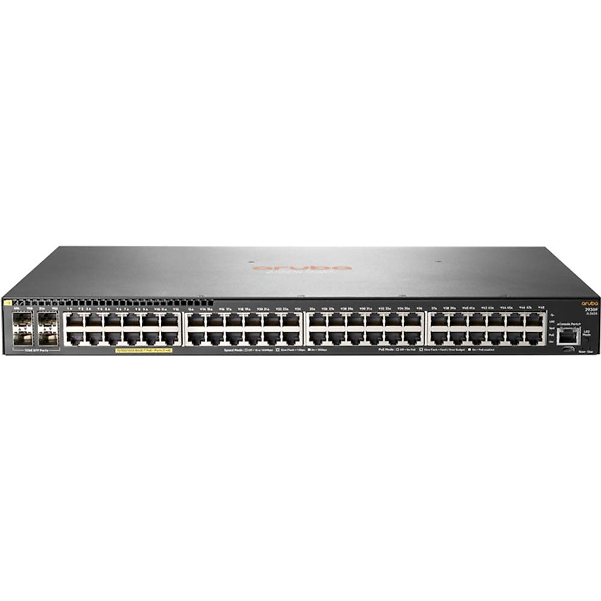 HP HPE Aruba 2930F 48G PoE+ 4SFP Switch, JL262A