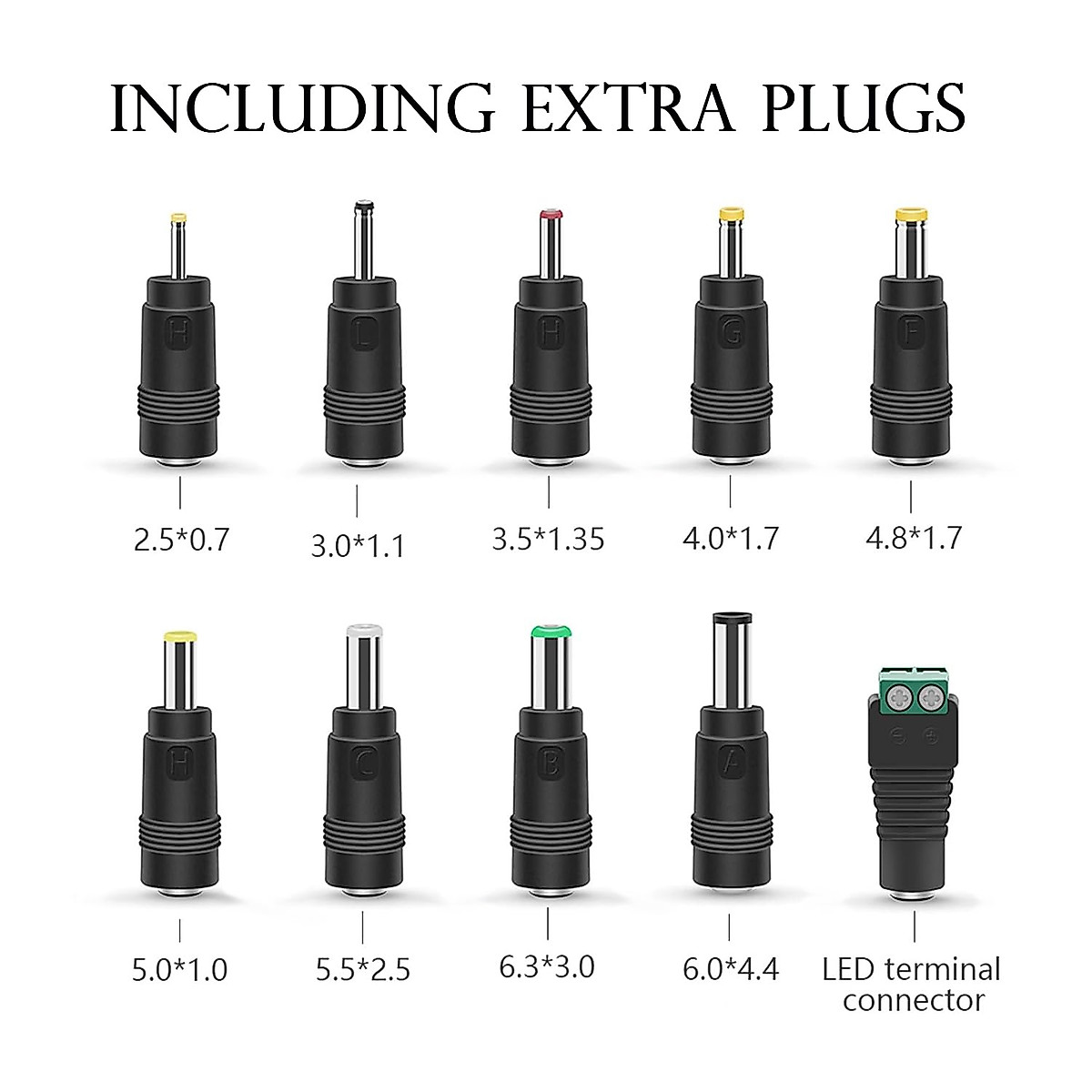 26V 1A Extra Long 6.6FT FEIYIU Power Supply Charger Cable (Input AC 100V-240V, Output DC 26 Volt 1 Amp 26 Watt) Adapter Transformer Converter DC 5.5mm x 2.1mm / 5.5mm x 2.5mm