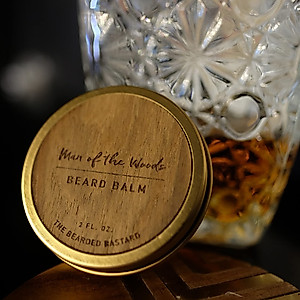 TBB Man of the Woods Beard Balm for Men | Tame & Style Your Beard | Beard Conditioner with Shea Butter, Jojoba Oil, Argan Oil (2 Oz.)