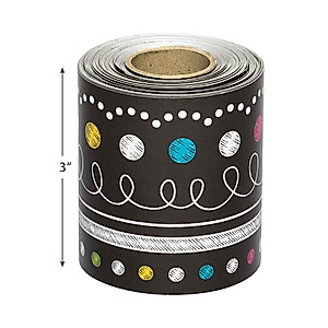 Teacher Created Resources Straight Rolled Trim Border/Trimmer Set, Multicolor, 8947 (Pack of 2)