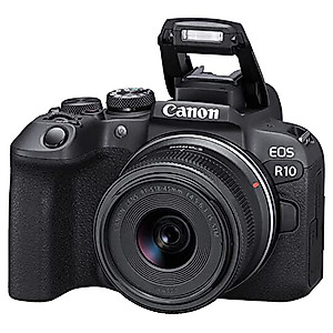 Canon EOS R10 Mirrorless Digital Camera with RF-S 18-45mm f/4.5-6.3 is STM Lens+ 420-800mm Super Telephoto Lens + 100S Sling Backpack + 64GB Memory Card, Extreem Photo Bundle (42pc Bundle)