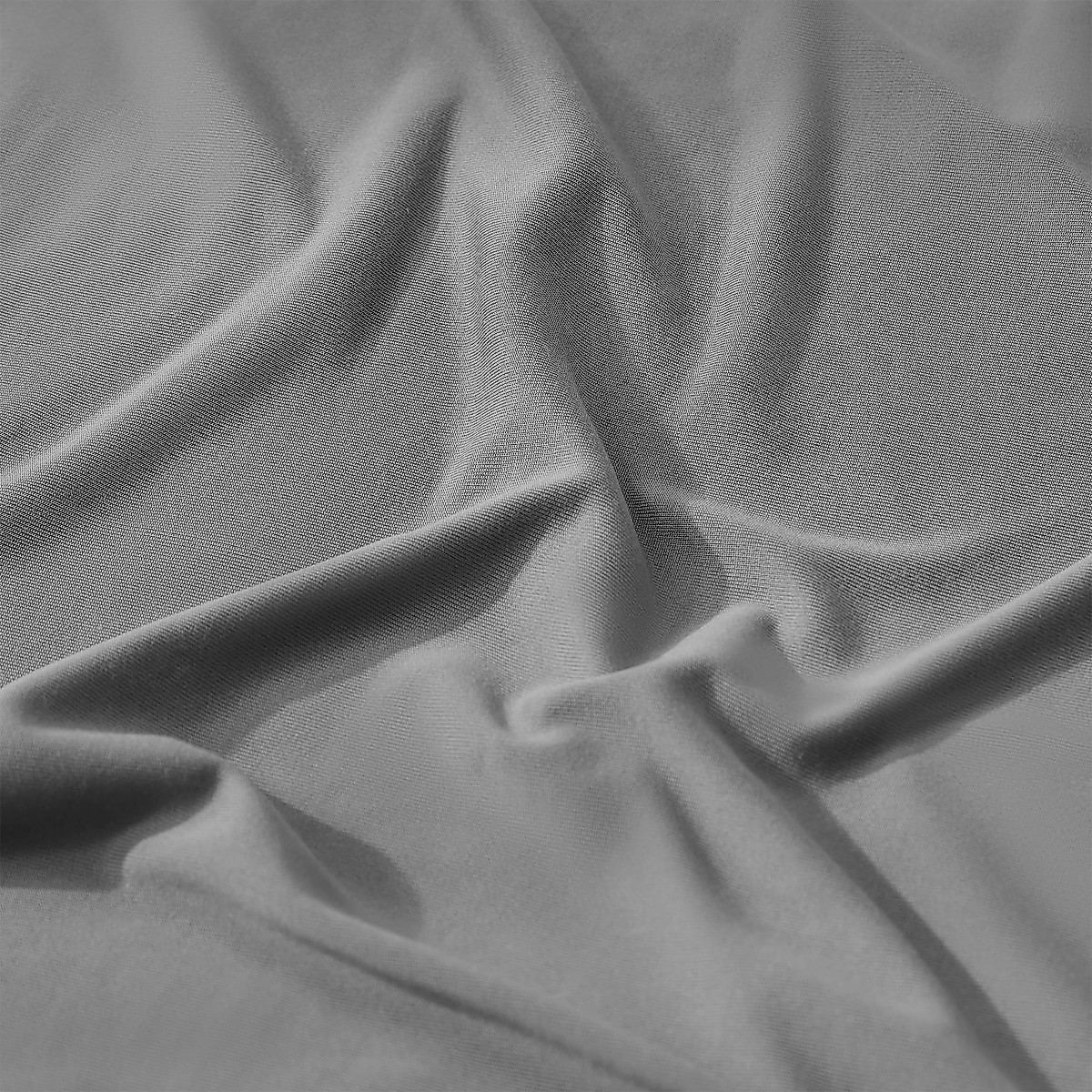 SLEEP ZONE Jersey Knit 2 Pieces Comforter Set, Twin/Twin XL Bedding Set for Kids, Children, College Dorm, Breathable and and Fluffy, All Season use (Grey, Twin/Twin XL)