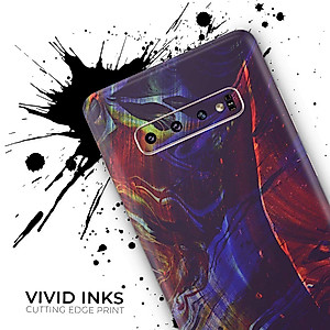 DesignSkinz Liquid Abstract Paint Remix V66 Protective Vinyl Decal Wrap Skin Cover Compatible with The Samsung Galaxy S20 (Screen Trim & Back Glass Skin)
