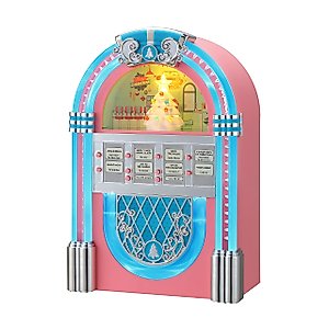 Mr. Christmas Rock-O-Rama Juke Box-Pink Christmas Decoration