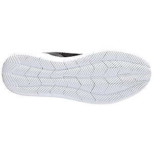 Propét Women's TravelBound Pixel Sneaker, Black/Pink, 10