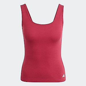 Adidas Women's Tank Top, Legacy Burgundy, XL