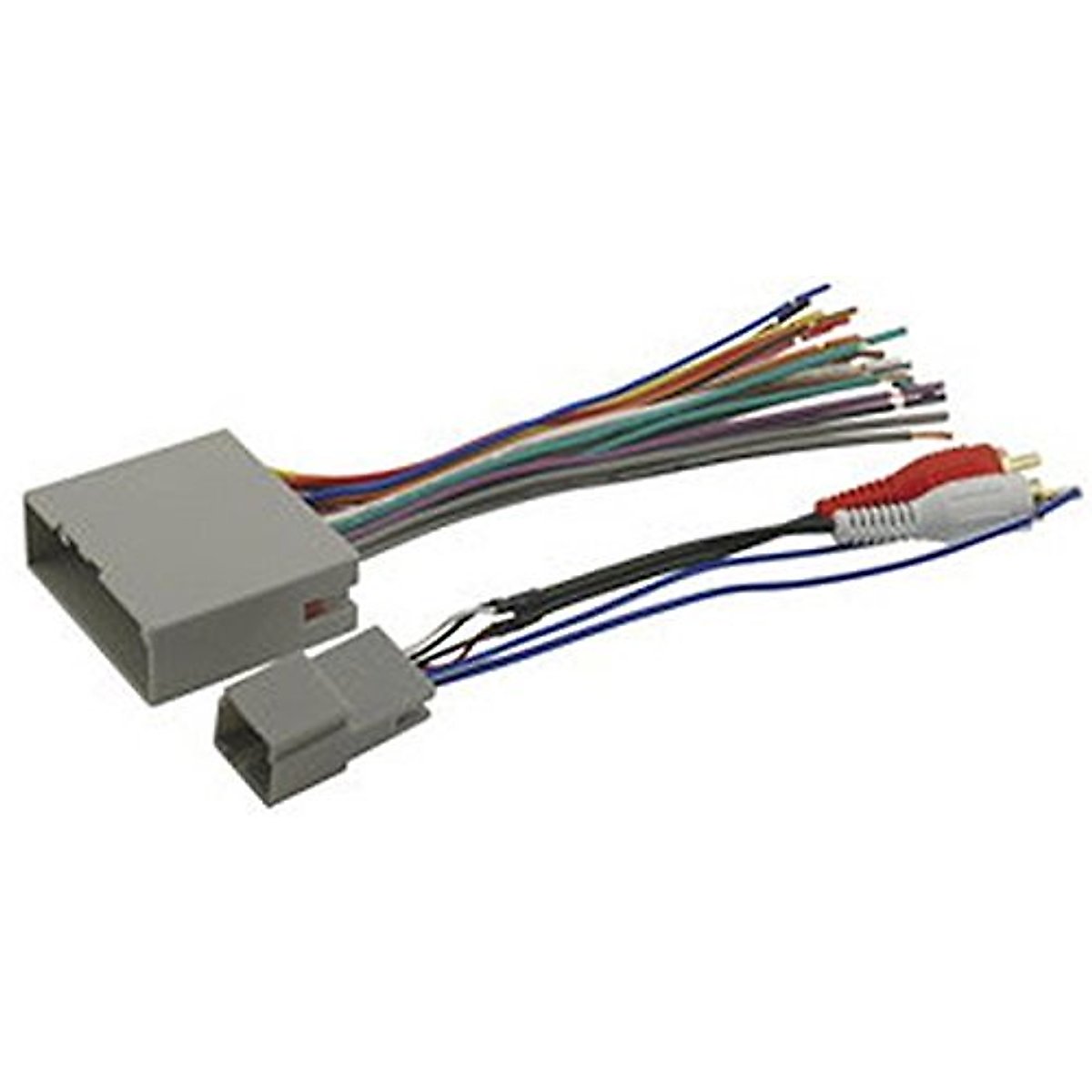 Scosche FDK11B Compatible with Select 2003-08 Ford Premium Sound or Audiophile; Power/Speaker and RCA to Sub Amp input Wire Harness / Connectors