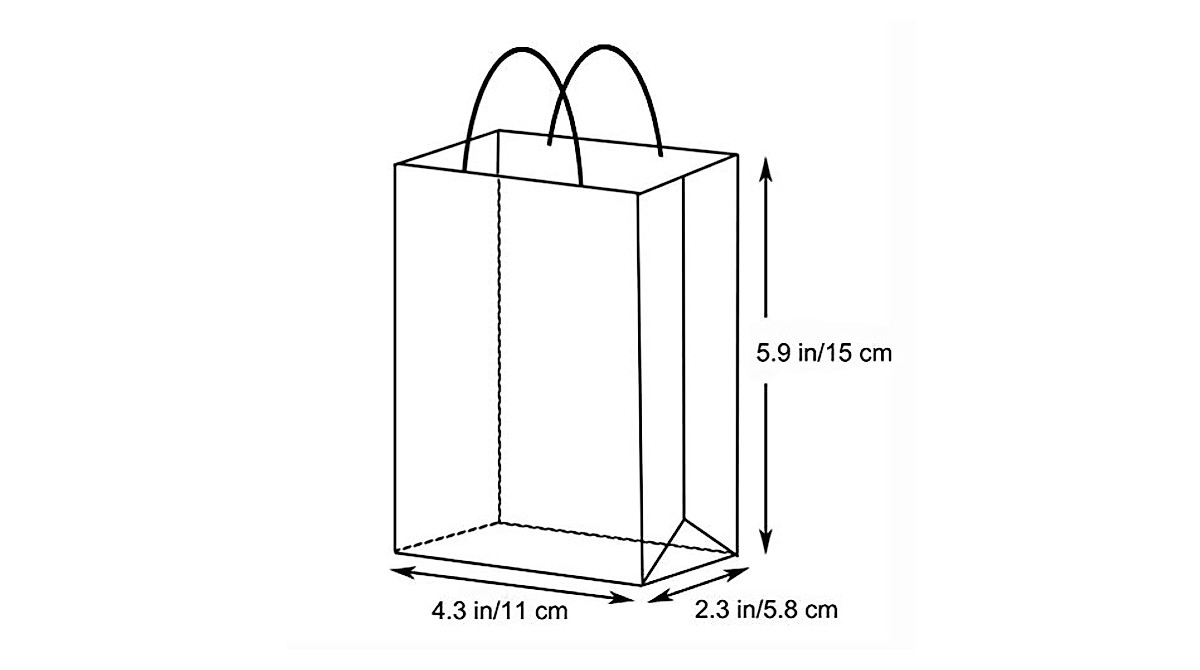 AZOWA Small Kraft Gift Bags with Handles - 50 Pack in Hunter Green