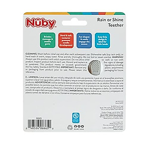 Nuby Cloud Teether with Sun and Silicone Rain Links : 3+ Months
