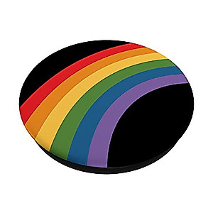 Rainbow PopSockets PopGrip: Swappable Grip for Phones & Tablets