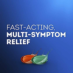 Vicks DayQuil & NyQuil SEVERE Co-Pack, Cold & Flu Medicine, Relief for Headache, Fever, Sore Throat, Minor Aches & Pains, Nasal Congestion, Sinus Pressure, Stuffy Nose, & Cough, 48ct