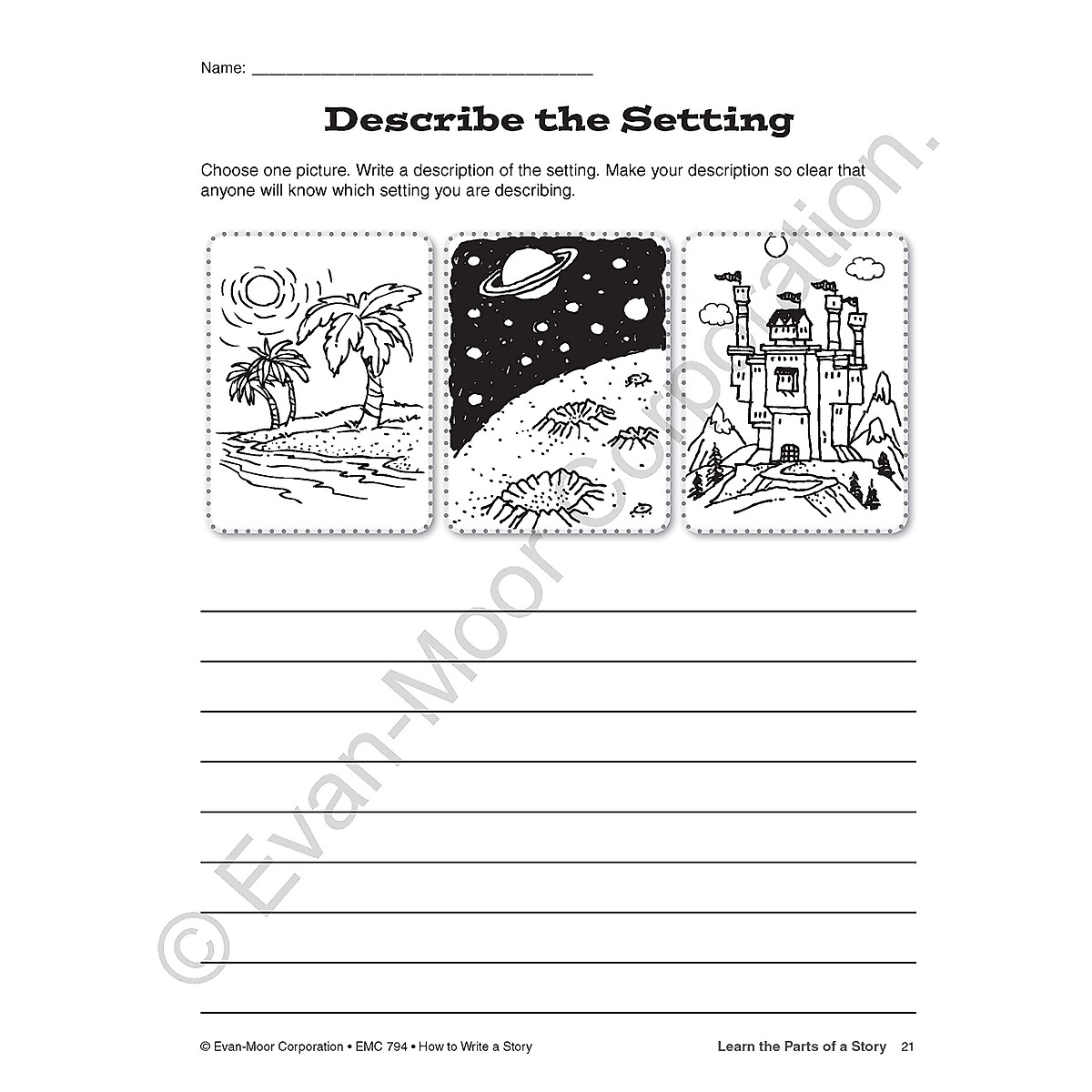 How to Write a Story, Grades 4-6+